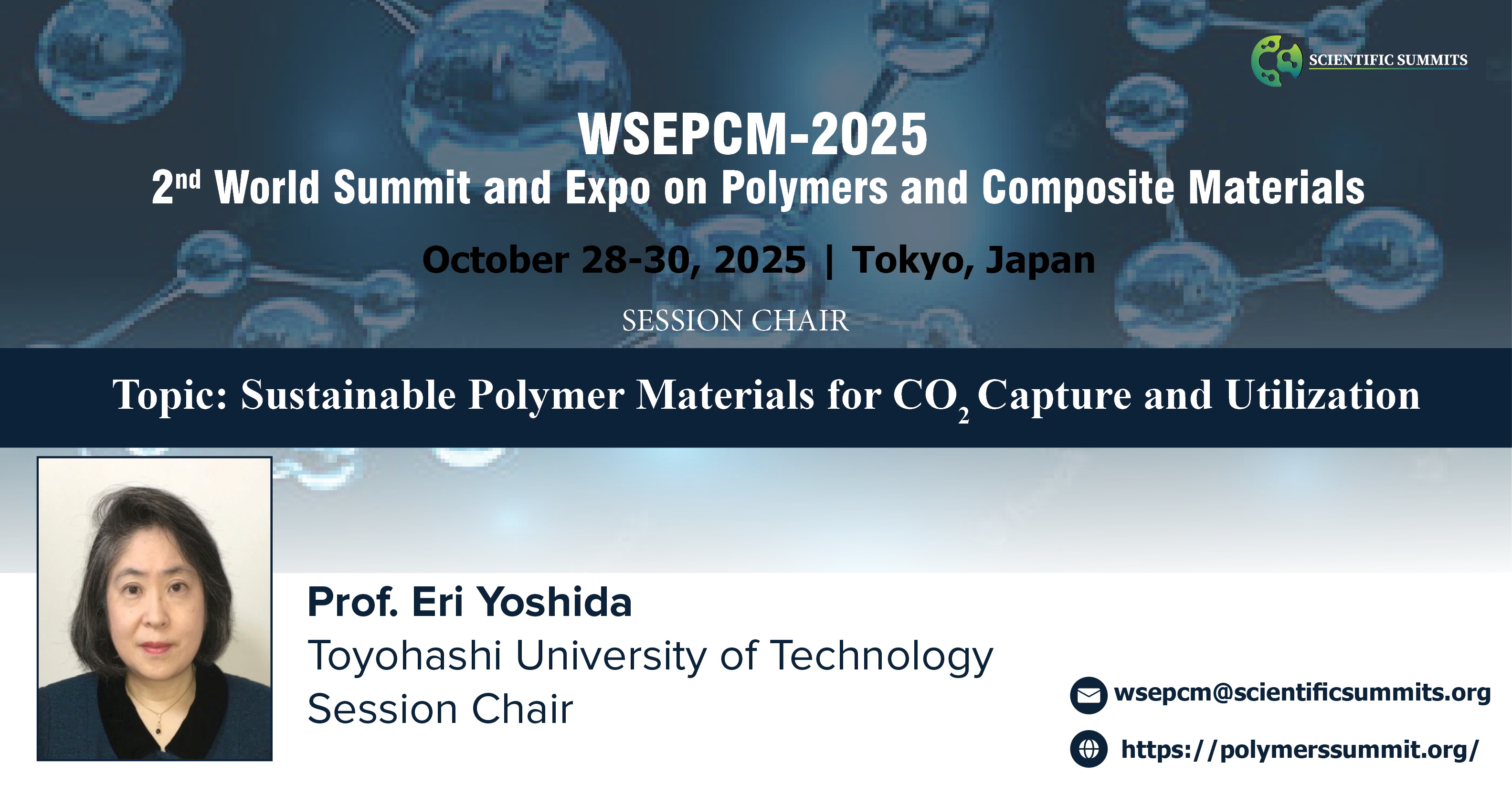 2nd World Summit and Expo on Polymers and Composite Materials 2025.
